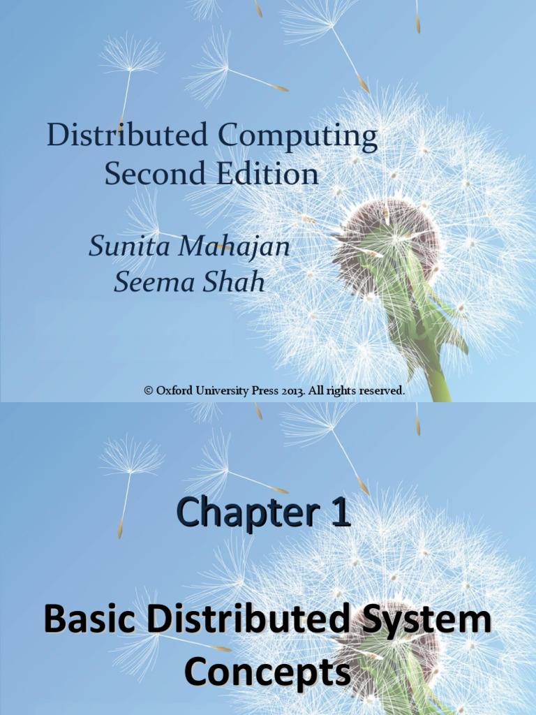 Distributed Computing Second Edition: Sunita Mahajan Seema Shah | PDF ...