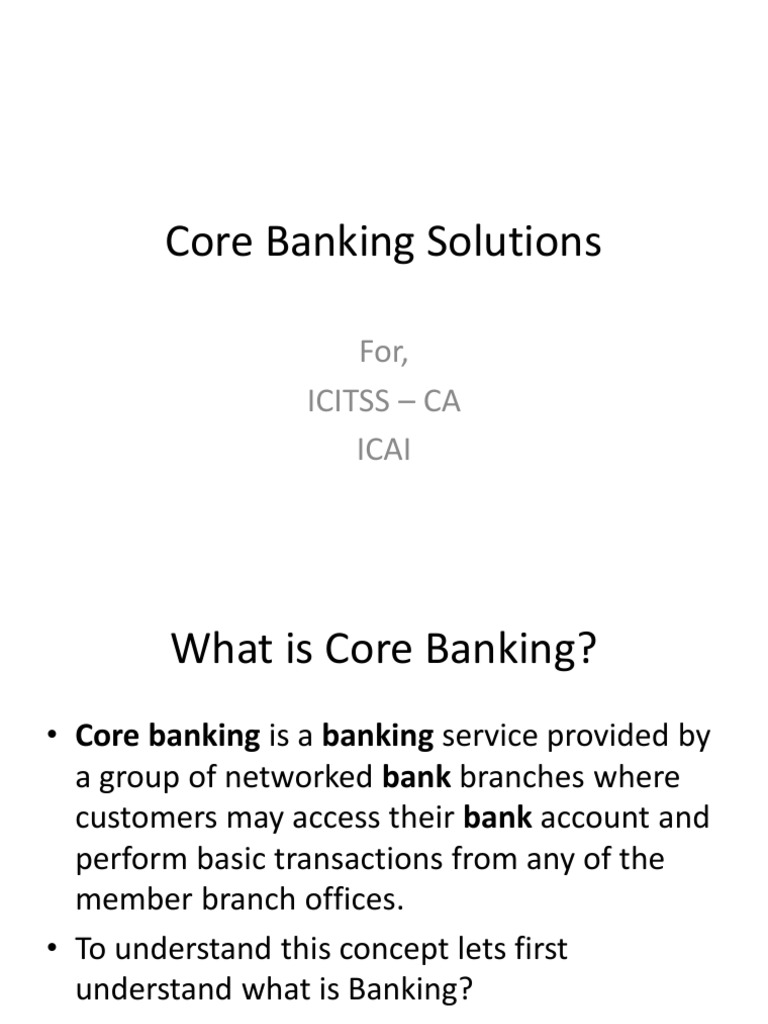 Core Banking Solutions | PDF | Automated Teller Machine | World Wide Web
