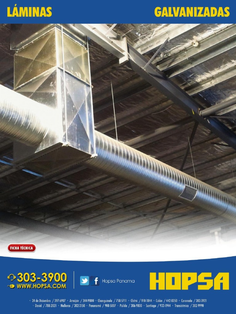 Laminas Galvanizadas Hopsa | PDF