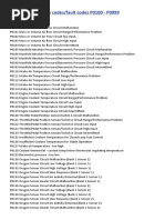 BMW Fault Codes and Diagnostics List | PDF | Throttle | Fuel Injection