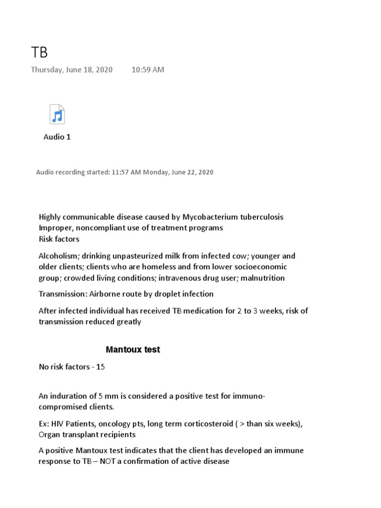 Tuberculosis | PDF | Tuberculosis | Medical Specialties