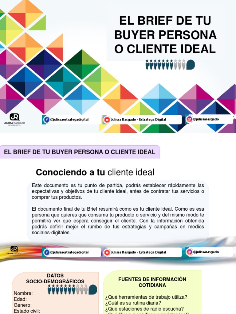 Brief Del Cliente Ideal | PDF | Cliente | Business