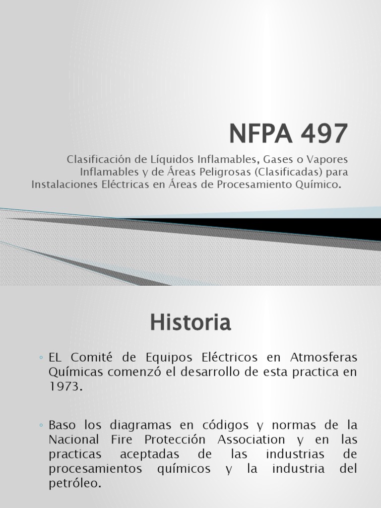 Nfpa 497 | PDF | Combustibles | Química