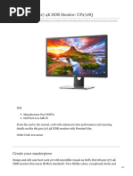 Dell 27 Monitor p2725h Datasheet 10 | PDF | Dell | Personal Computers