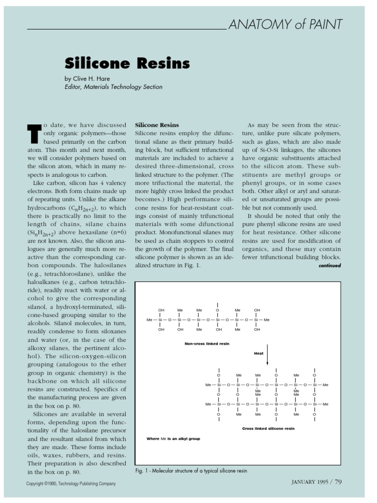 Silicone Resins: Anatomy of Paint | PDF | Silicon | Silicone