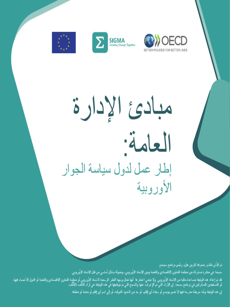 Principles ENP Overview Arabic PDF | PDF