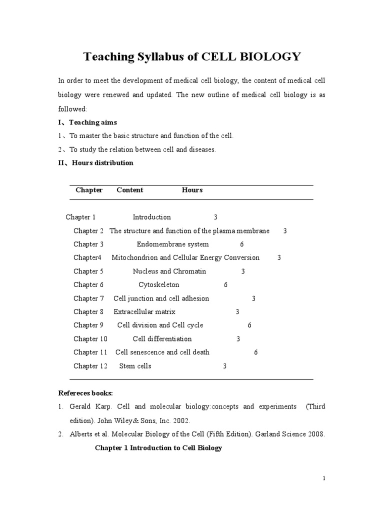 Cell Biology Past Paper Sdu 2018 | PDF | Cell Membrane | Cell Cycle