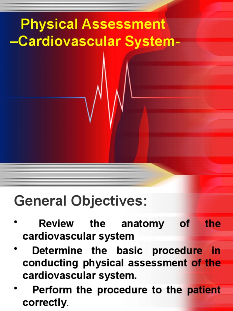 Assessment of Cardiovascular System | PDF