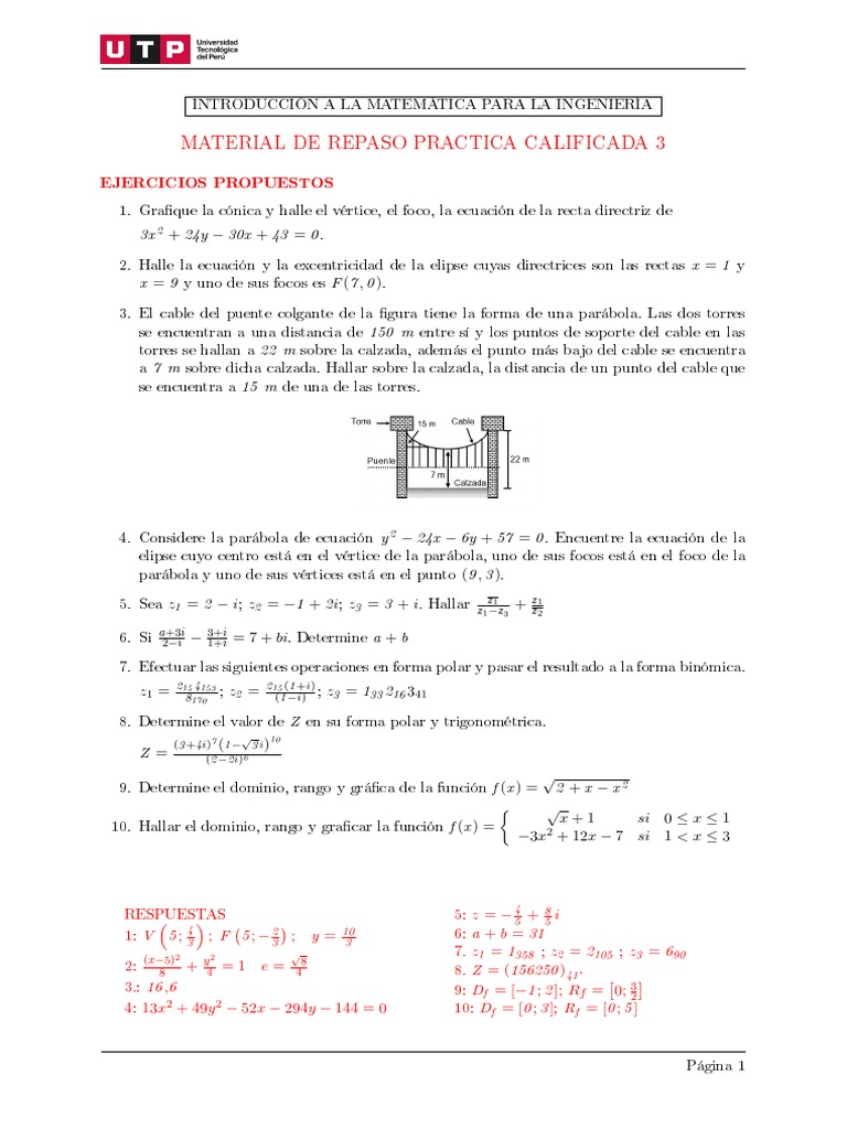 S11.s1 - Material de Repaso para La PC3 | PDF | Elipse | Análisis matemático