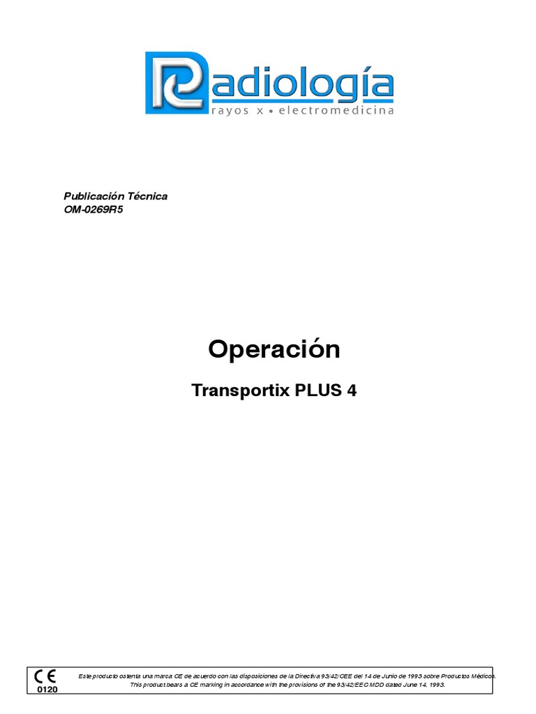Man UsuarioTransportix Plus 4 | PDF | Rayo X | Radiación