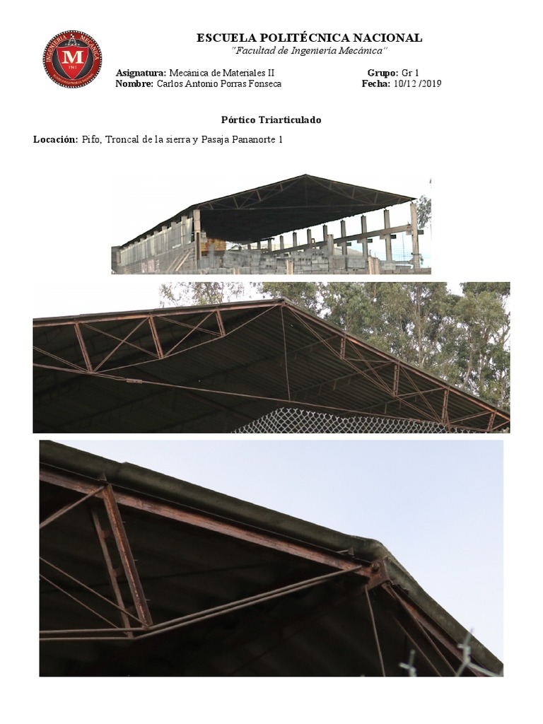 Portico Triarticulado | PDF
