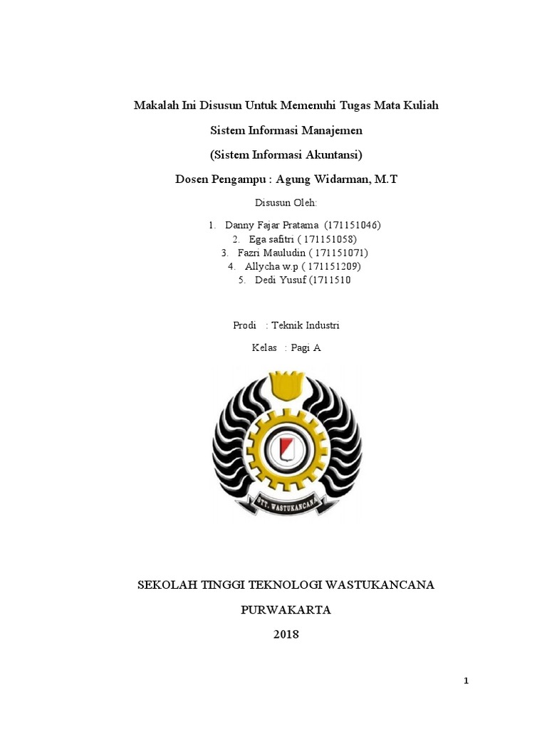 Sistem Informasi Akuntansi (Kelompok 3) | PDF