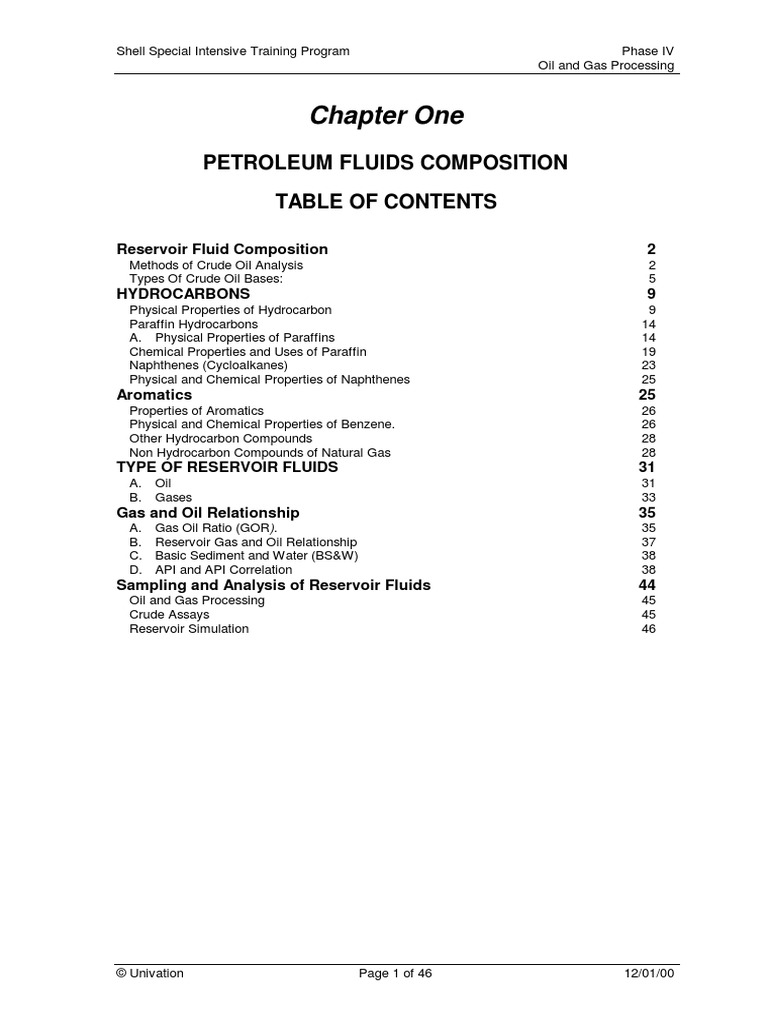Petroleum Fluids Composition | PDF | Alkane | Hydrocarbons