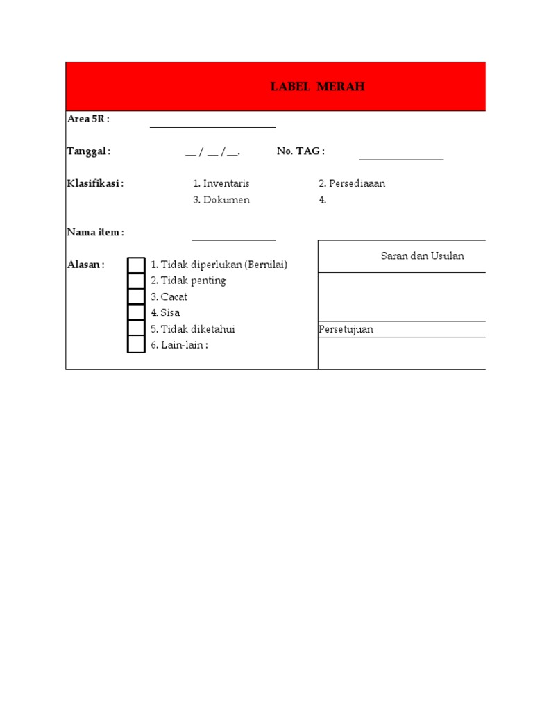 08 Label Merah | PDF