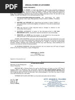 Special Power of Attorney For Bir Transaction | PDF | Social Science