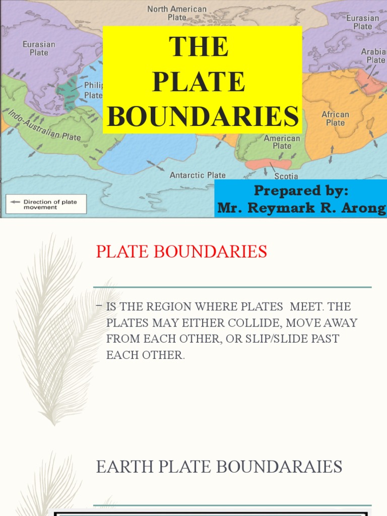 The Plate Boundaries Grade 10 | PDF | Cooking, Food & Wine | Home & Garden