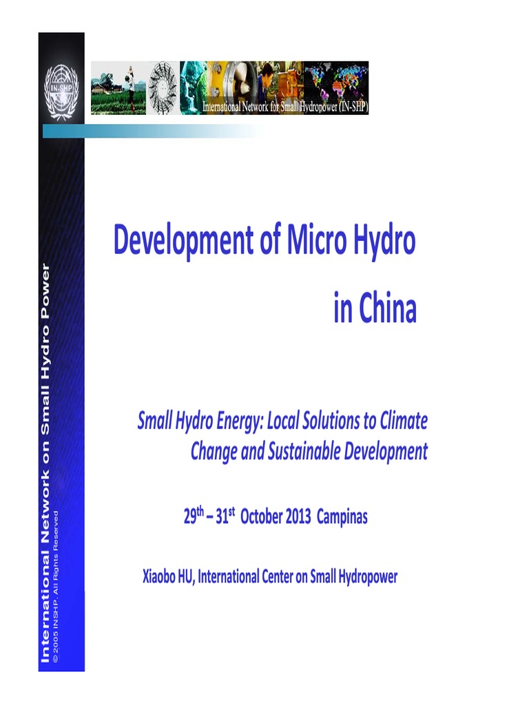 Development of Microhydro in China | PDF | Hydroelectricity ...