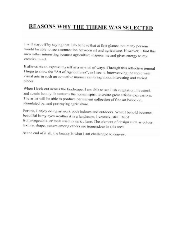 Reflective Journal Sample | PDF