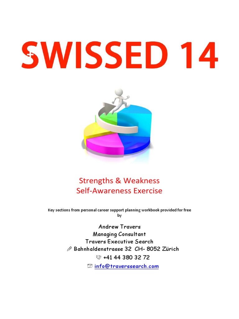 2014 09 Self Awareness Self Marketing - Strength Weakness Self Exercise ...