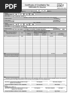 Bir Form 2307 Sample | PDF | Withholding Tax | Corporate Tax