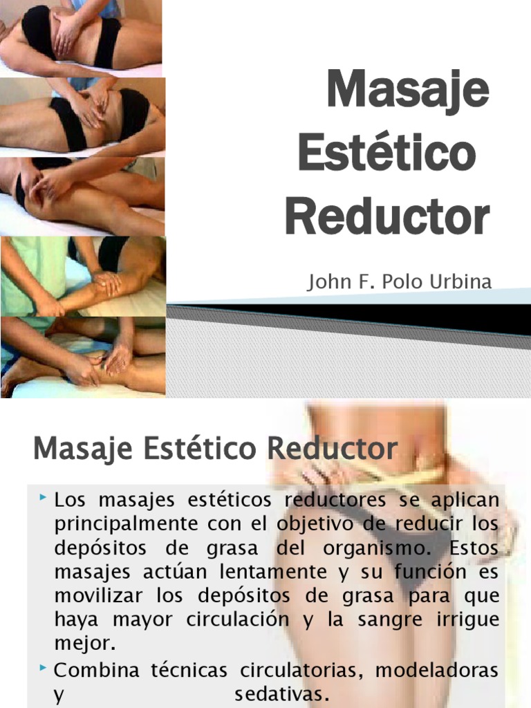 1masaje Reductor | PDF | Masaje | Tejido adiposo