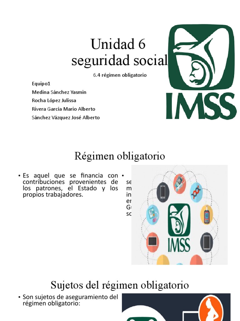 Regimen Obligatorio Pdf Pensión Desempleo