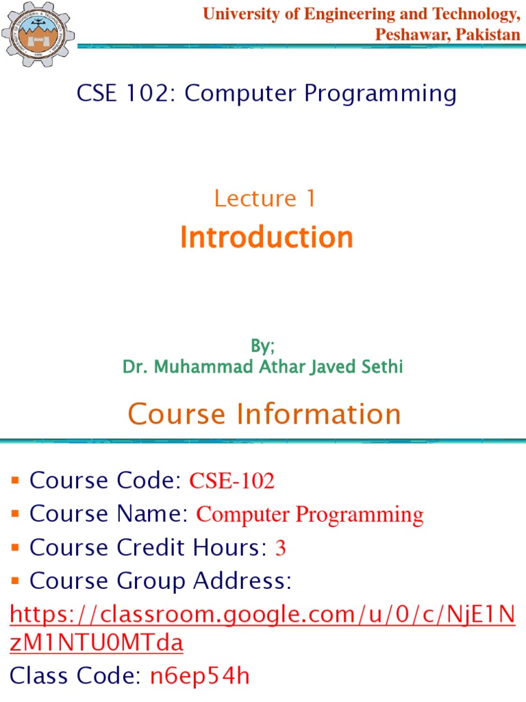 Lecture01 PDF | PDF | C++ | Computer Program