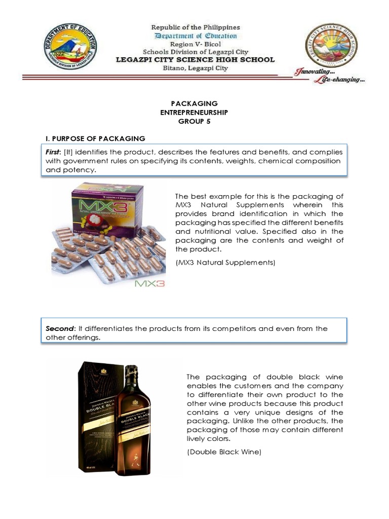 Entrep PDF | PDF | Packaging And Labeling | Business