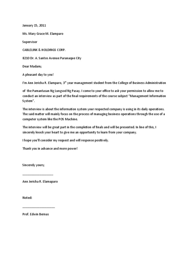 MIS Letter | PDF
