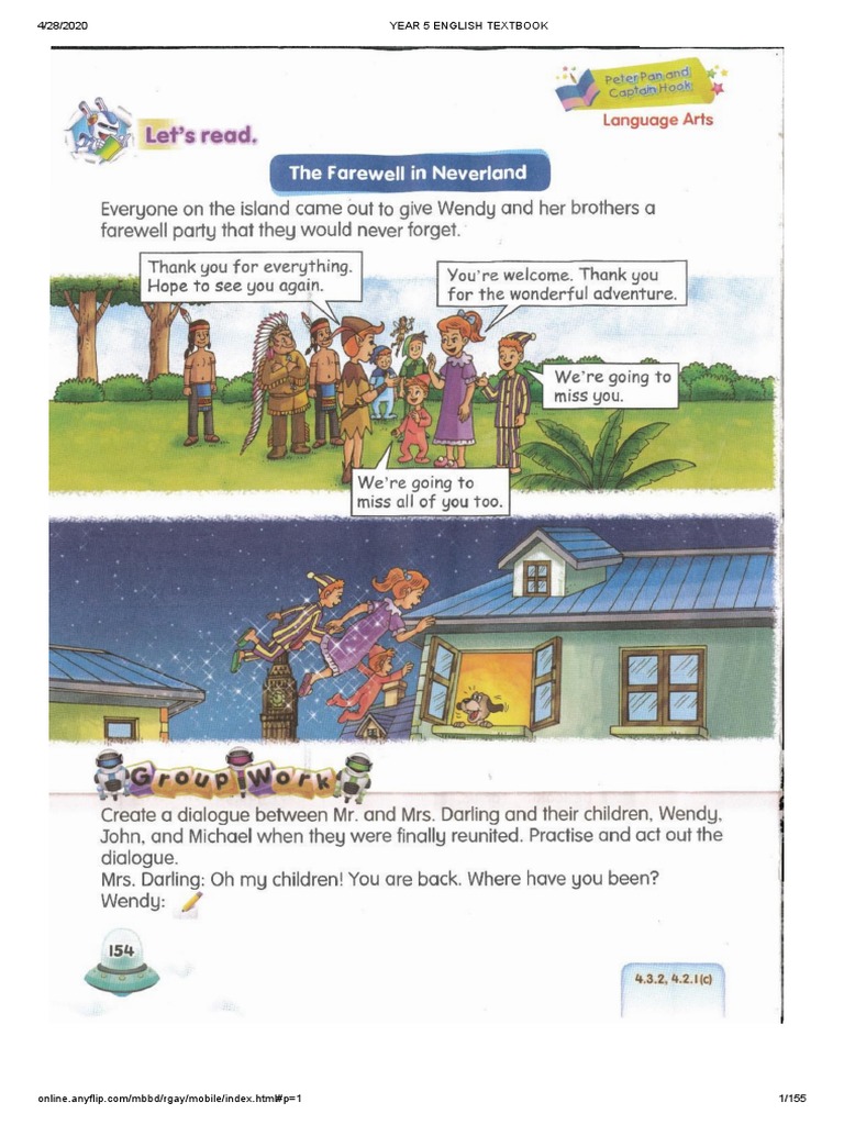 Year 5 English Textbook | PDF