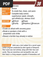 Masks - Character Sheet | PDF