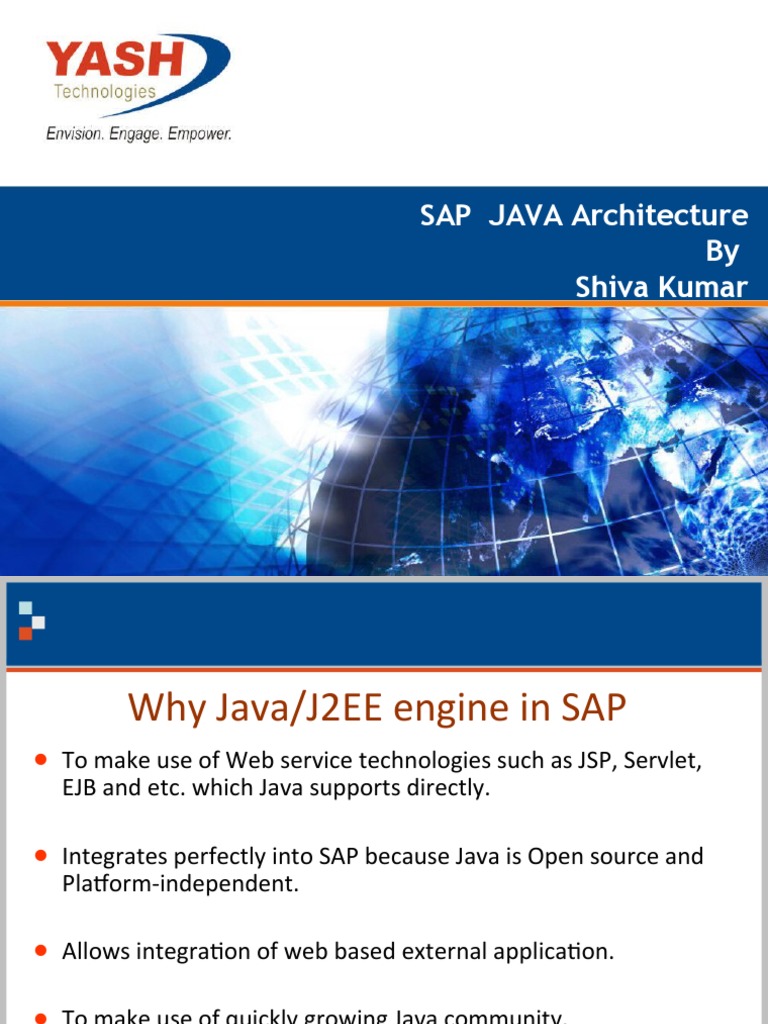 Sap Java Architecture By Shiva Kumar Click To Edit Master Title Style Click To Edit Master 