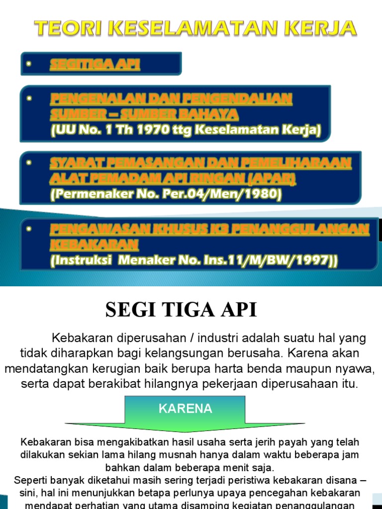 Segitiga Api dan Pencegahan Kebakaran | PDF | Griya & Taman | Sains ...