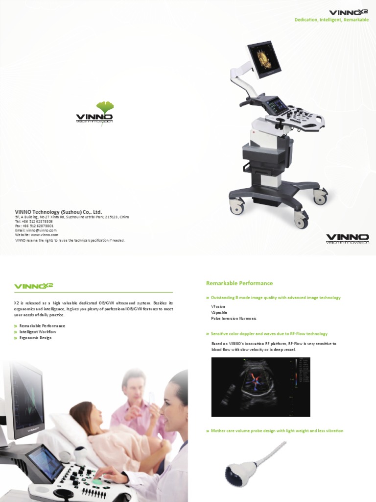 Vinno X2 Ob | PDF | Medical Ultrasound | Applied And Interdisciplinary ...