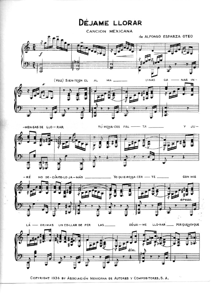 Dejame Llorar Alfonso Esparza Oteo Pdf