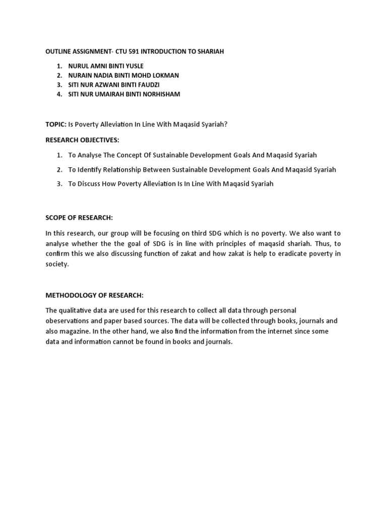 Outline Assignment Ctu 591