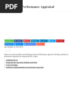 Challenges of Performance Appraisal | PDF | Performance Appraisal ...