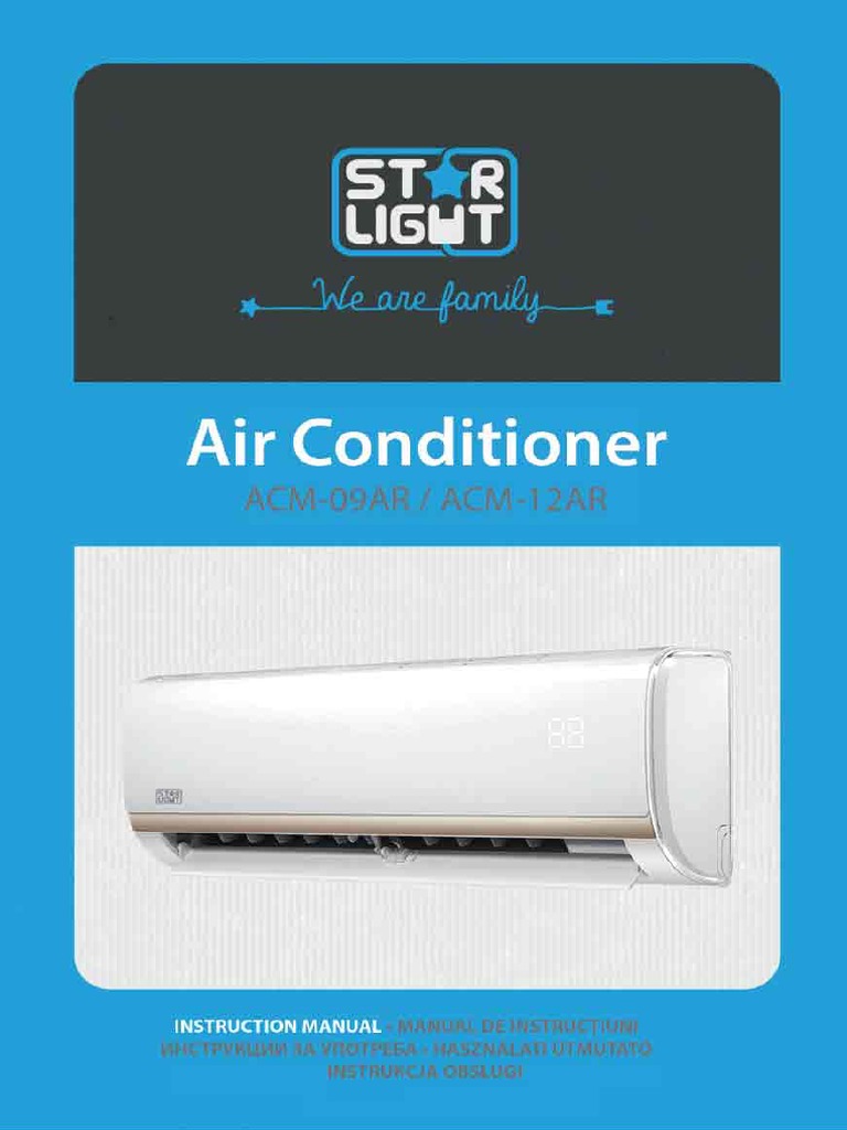 Star-Light ACM-12AR Air Conditioner | PDF | Air Conditioning | Ac Power ...