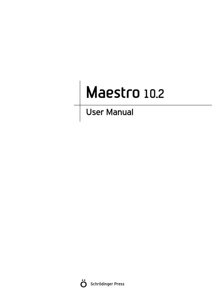 Maestro User Manual PDF | PDF | Software | System Software