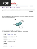 Thrust Block Specifications and Dimensions | PDF | Concrete | Materials