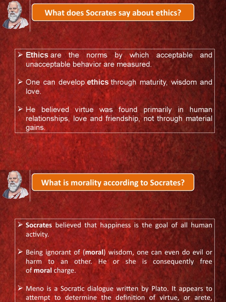 What Does Socrates Say About Ethics? | PDF | Virtue | Socrates