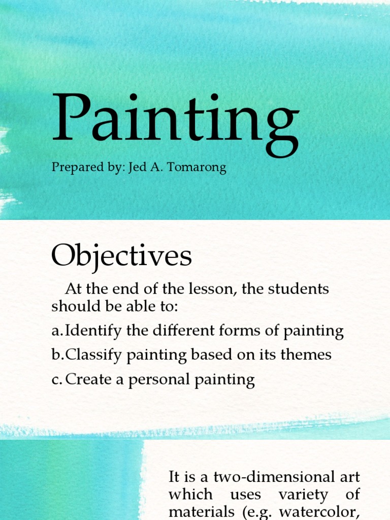 Lesson 2 | PDF | Paintings | Realism (Arts)