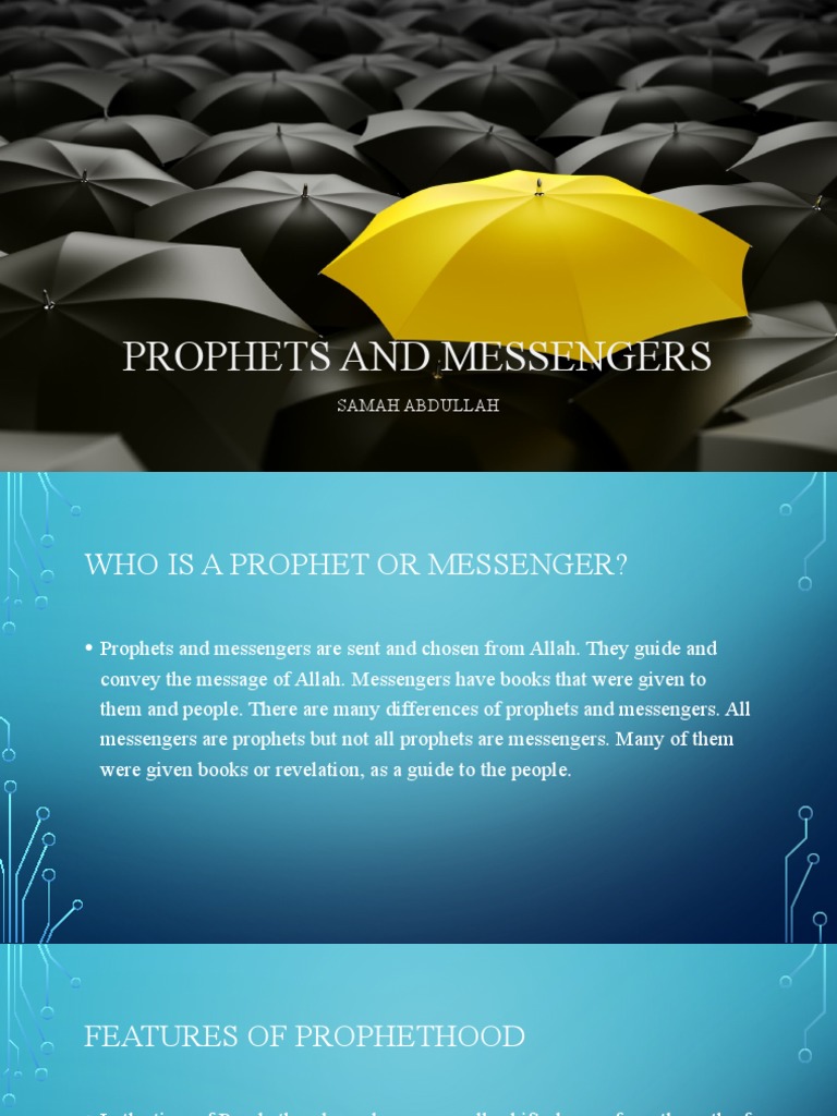Understanding Prophets and Messengers | PDF | Moses In Islam | Prophets ...