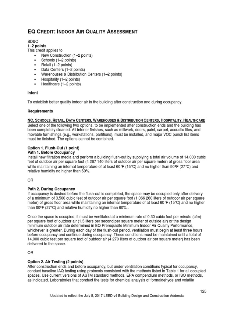 LEED V4 - BDC - Reference Guide - IEQ c4 - Indoor Air Quality ...