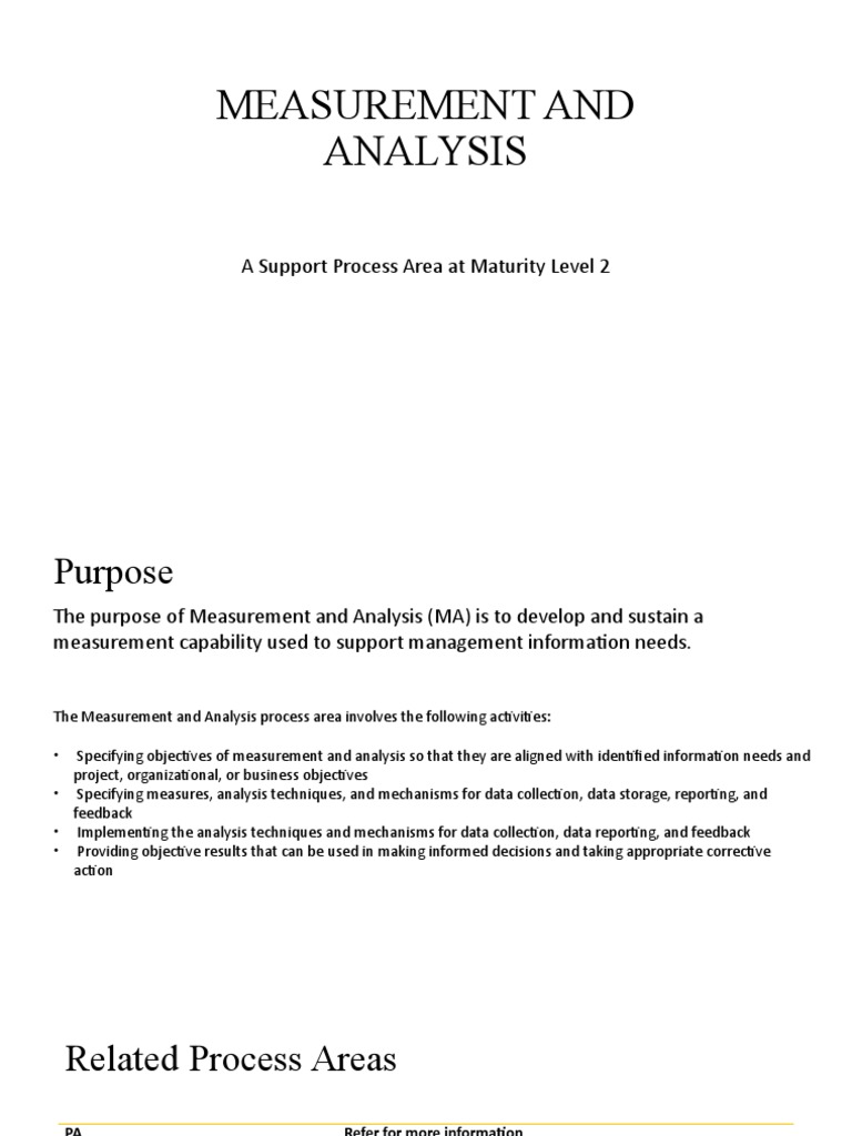 Measurement and Analysis Process Overview | PDF | Information ...