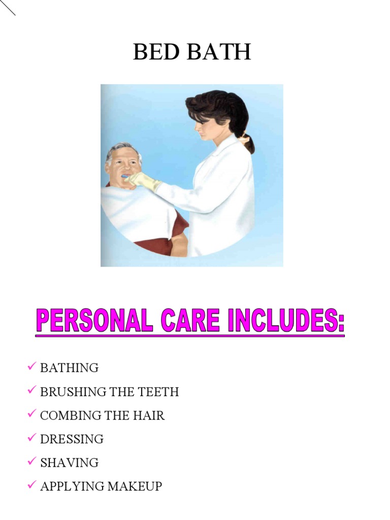Bed Bath | PDF | Oral Hygiene | Hygiene