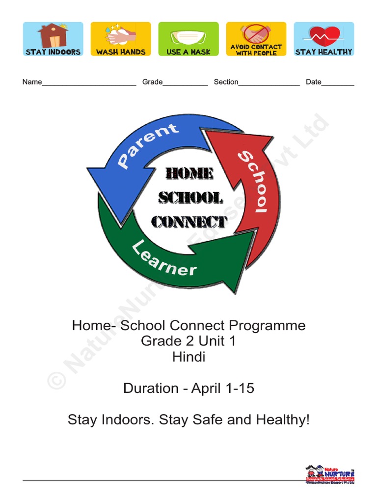 Grade 2 - Hindi Worksheets - Home School Connect PDF | PDF | Career ...