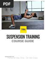 TRX Suspension Training For Functional Strength Basic Use | PDF