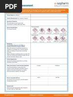 MSDS - FPT Range Floor Paint (Plascon) | PDF | Paint | Hazards