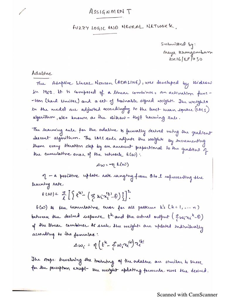 ADALINE and MADALINE | PDF